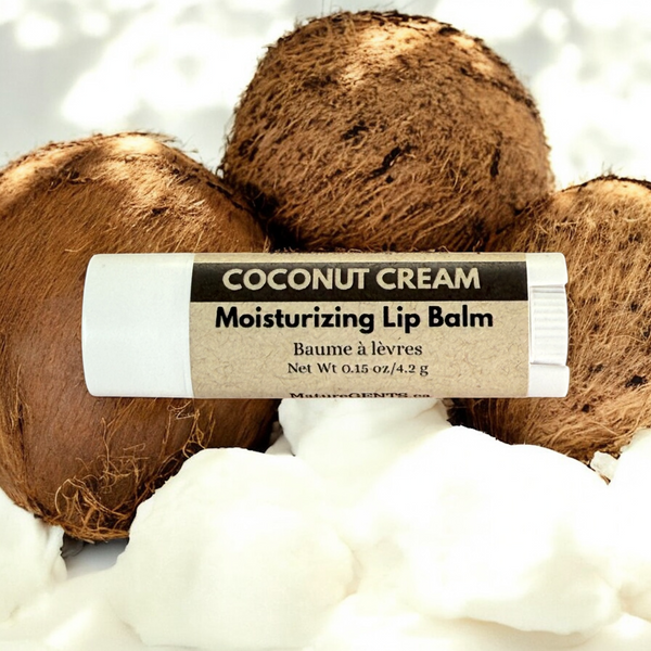 Mature Gents MOISTURIZING LIP BALM Coconut Cream – Mature Gents Store